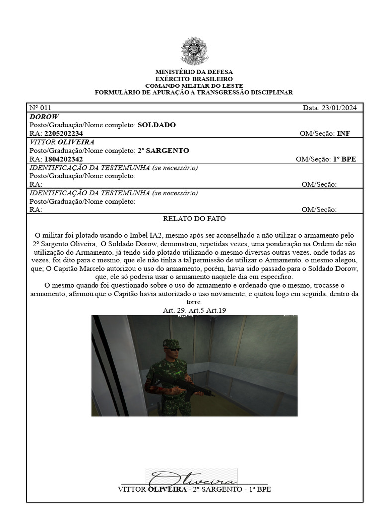 FATD_DOROW (8) | PDF | Militar