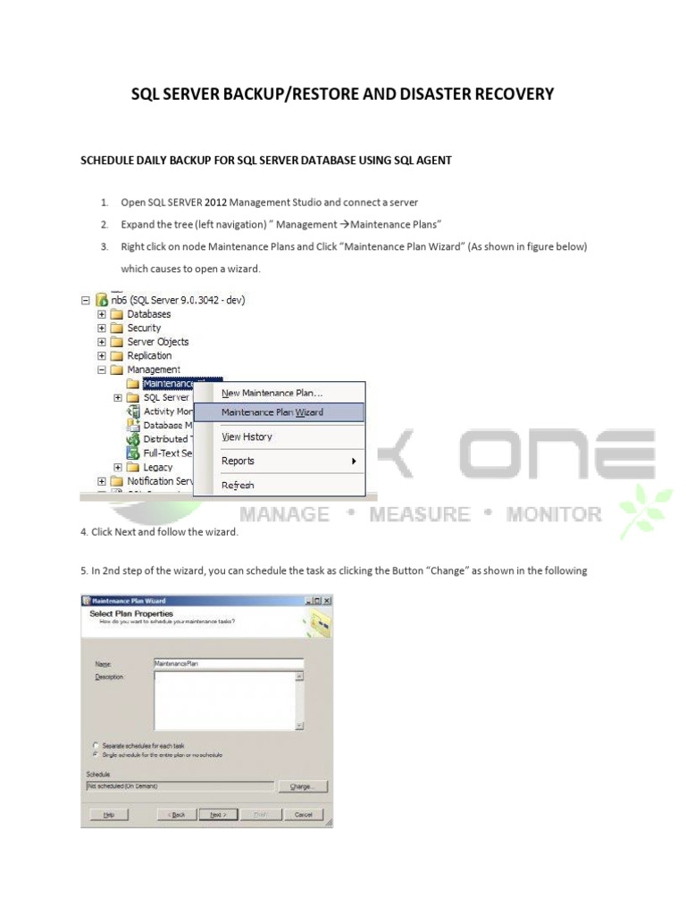 MSSQL Server Backup and Recovery | PDF | Backup | Computer File