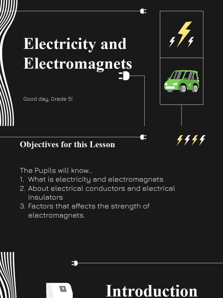 Electricity and Electromagnets | PDF | Electricity | Electrical Conductor