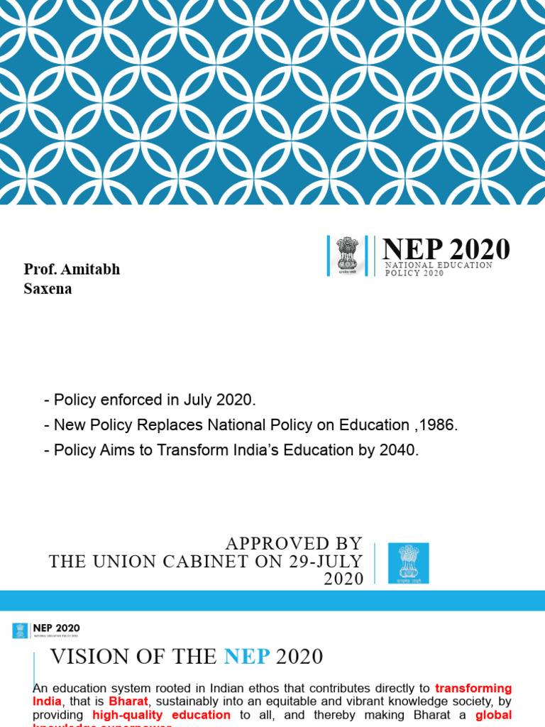 National Education Policy 2020 | Download Free PDF ...