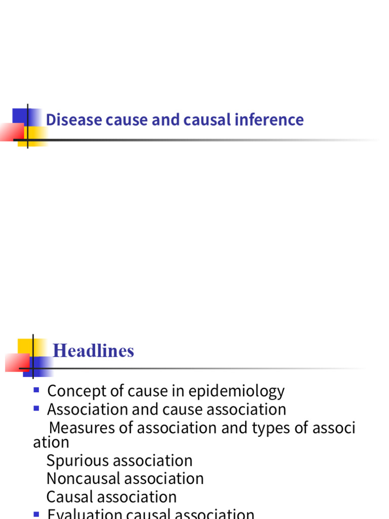 Disease Causation and Causal Inference | PDF | Causality | Epidemiology