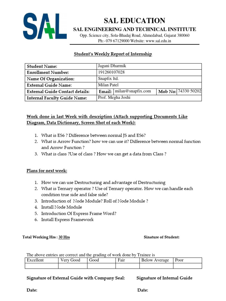 Sal Education: Sal Engineering and Technical Institute | PDF