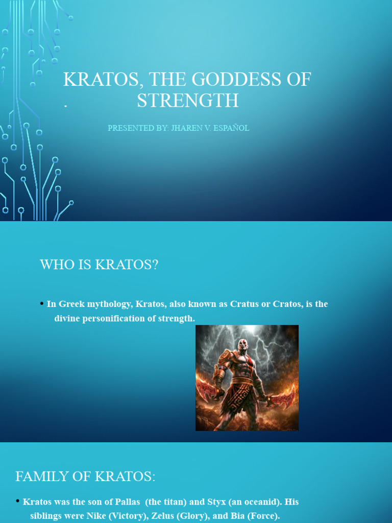 Kratos, The Goddess of - Strength: Presented By: Jharen V. Español | PDF