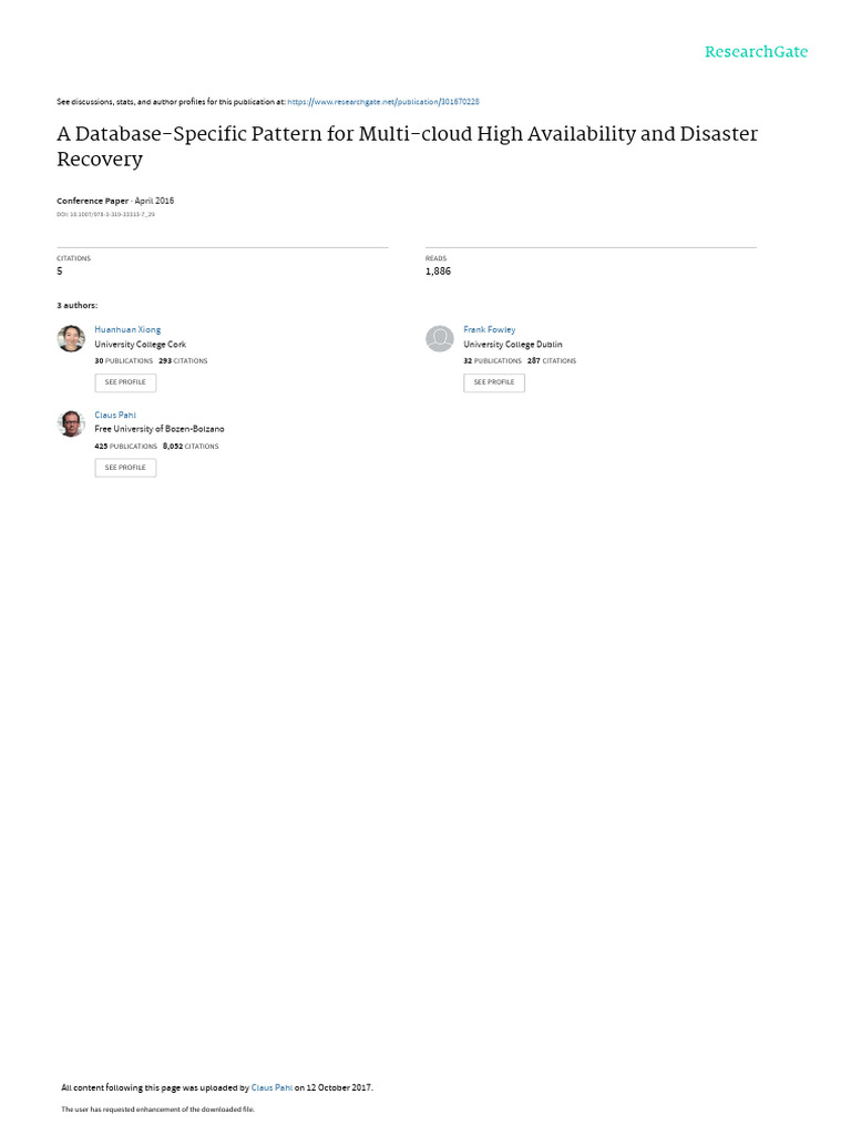 An Architecture Pattern For Multi Cloud High Availability And Disaster