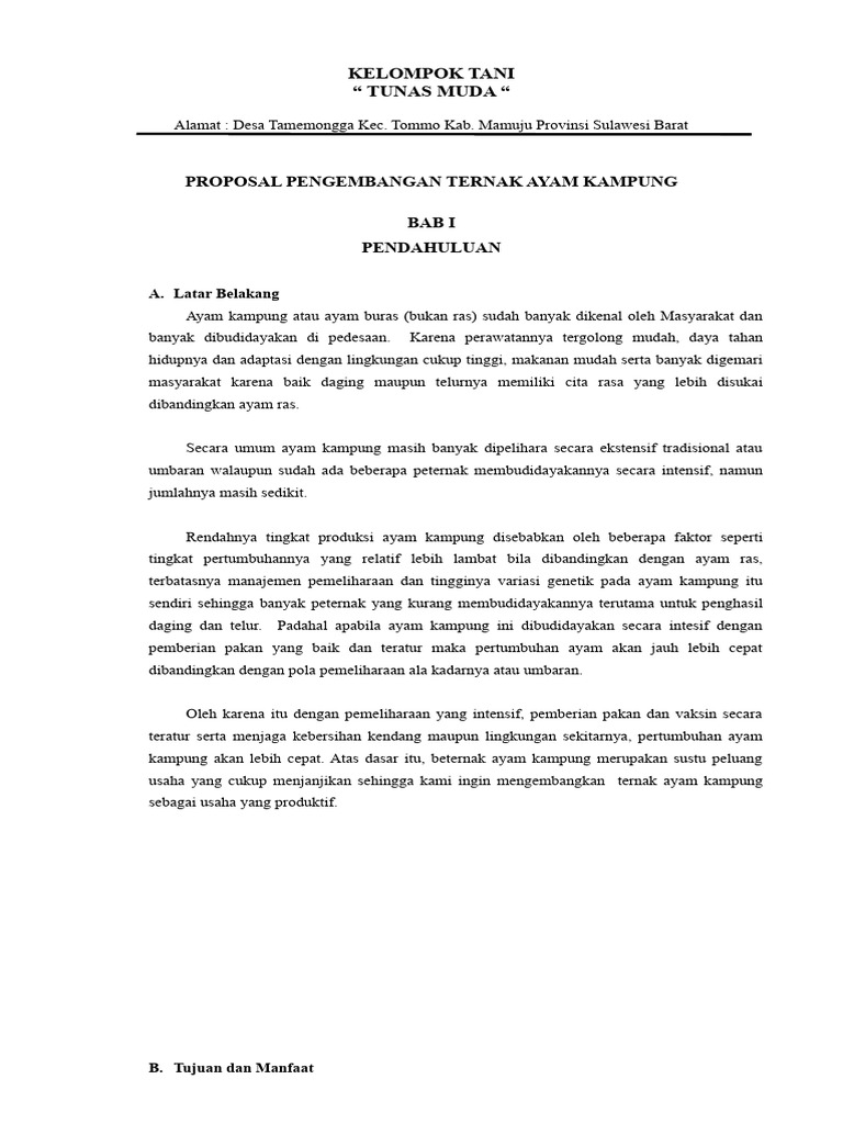 Analisa Usaha Ternak Ayam KUB 1000 Ekor | PDF