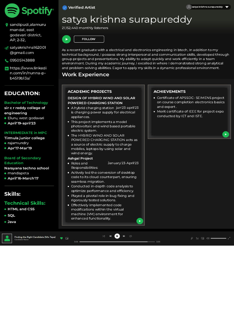 satya krishna surapureddy | PDF | Computing | Electrical Engineering