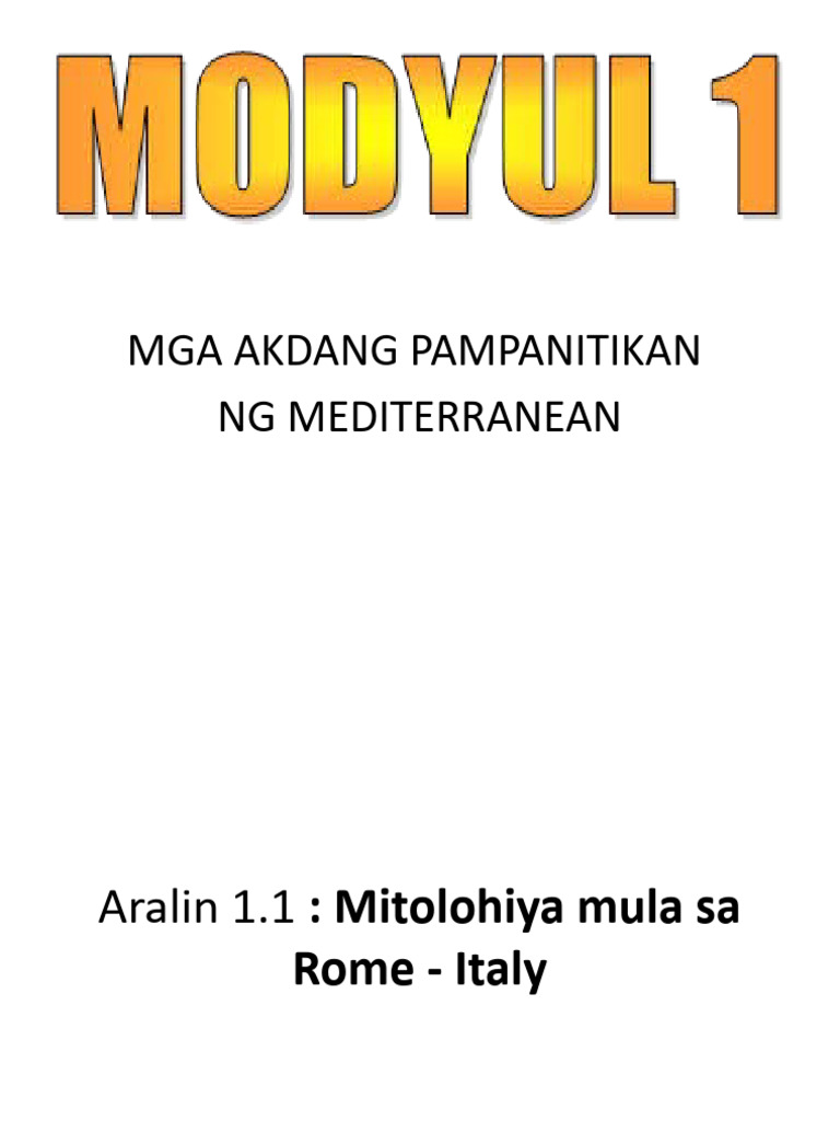 Grade 10 Presentation 1.1 | PDF