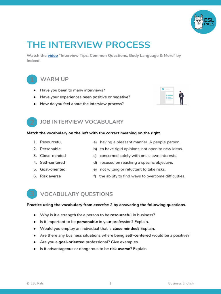 The Interview Process | PDF | Job Interview | Behavior Modification