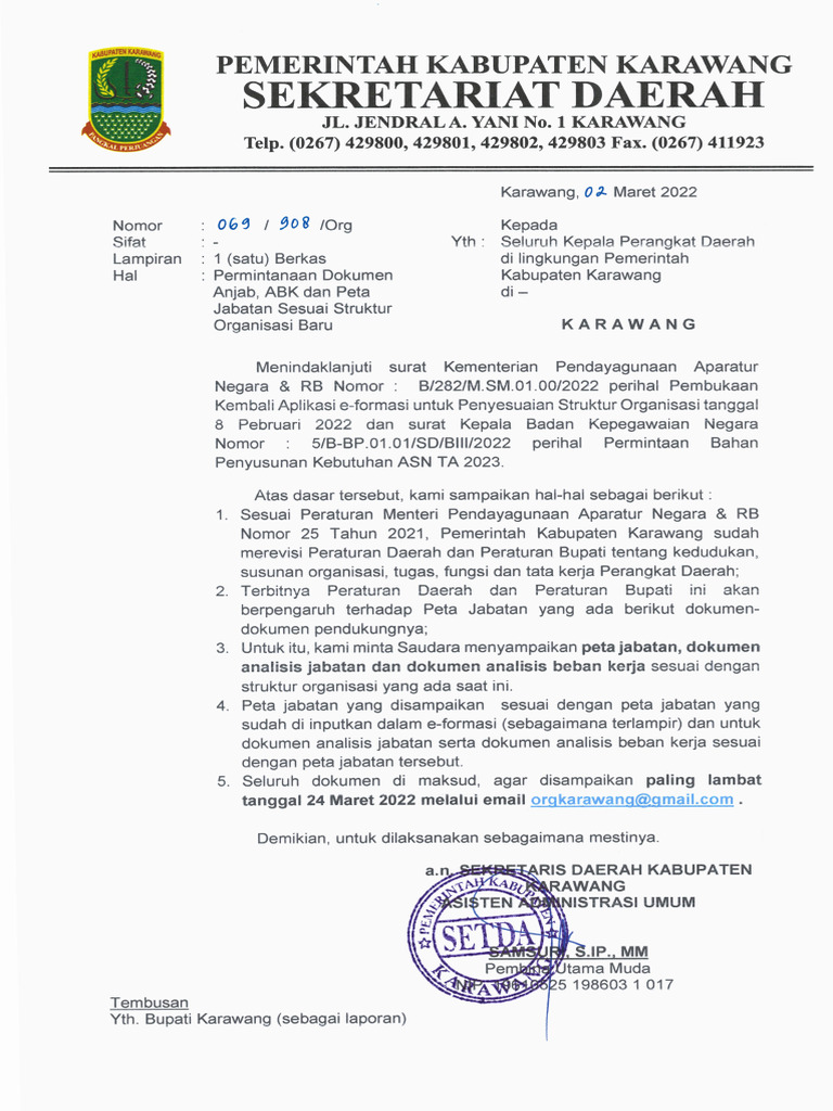 Anjab Abk 2022 | PDF