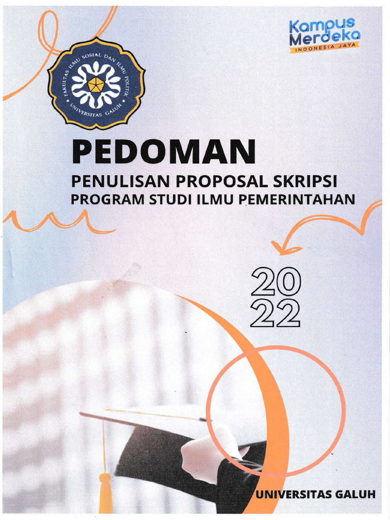 Pedoman Penulisan Proposal Skripsi - 20221114 - 0001 | PDF