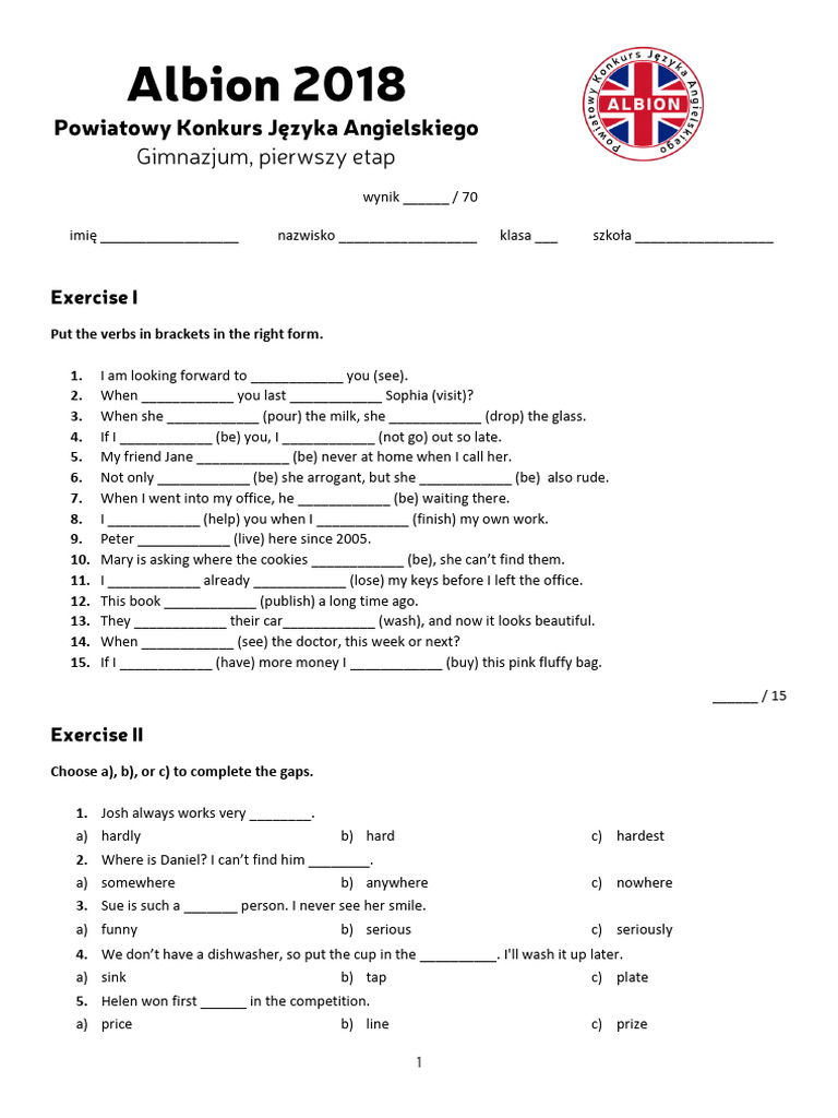 2018 7-Gim Test | PDF