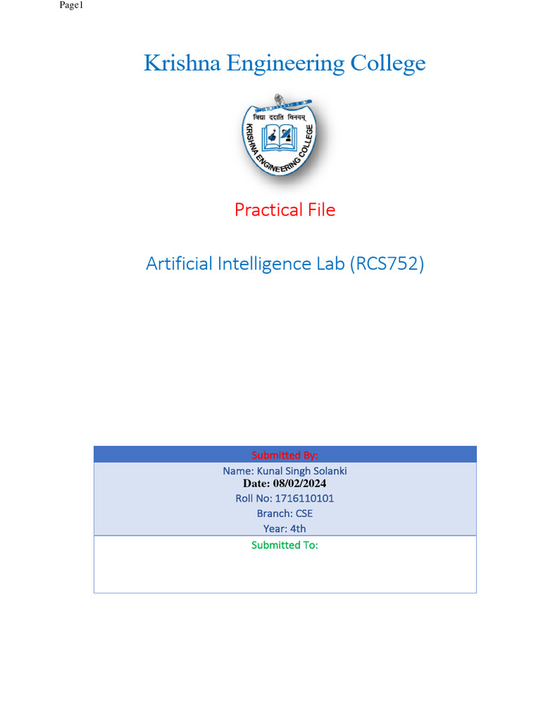 Kunal AI Lab | PDF | Computer Programming | Mathematical Logic