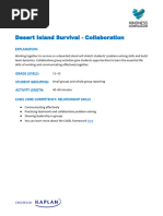 Desert Island Team Building Activity | PDF | Creativity | Critical Thinking