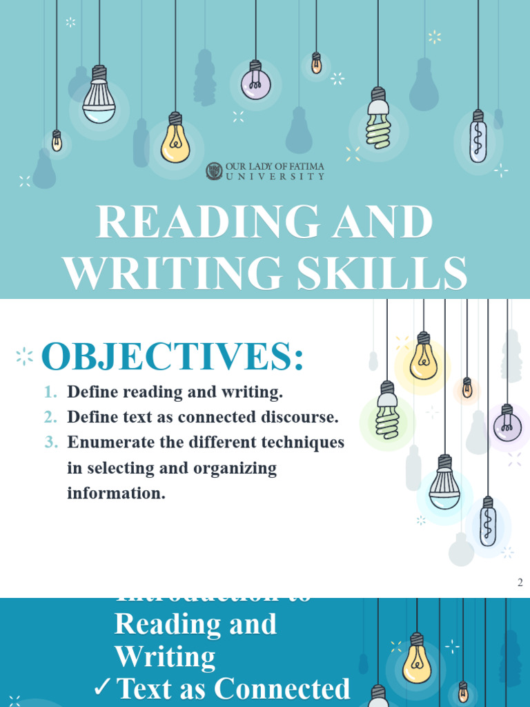 RW WEEK 2 Intoduction to Reading Writing | PDF | Brainstorming | Phoneme