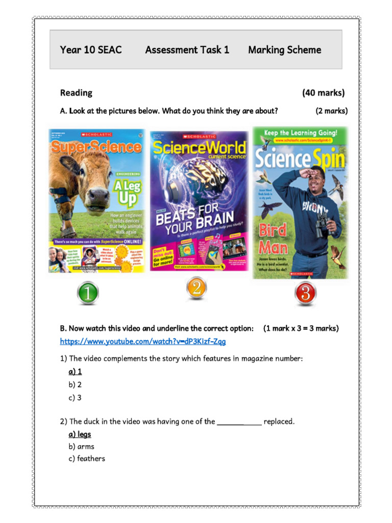 Answers Task 1 | PDF