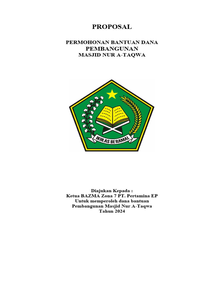 Proposal Nur A - Taqwa | PDF