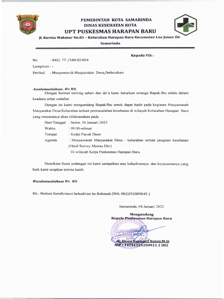 D.5. Pertemuan MMD Kel RD 2022 | PDF