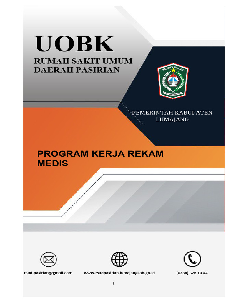 Program Kerja Rekam Medis | PDF