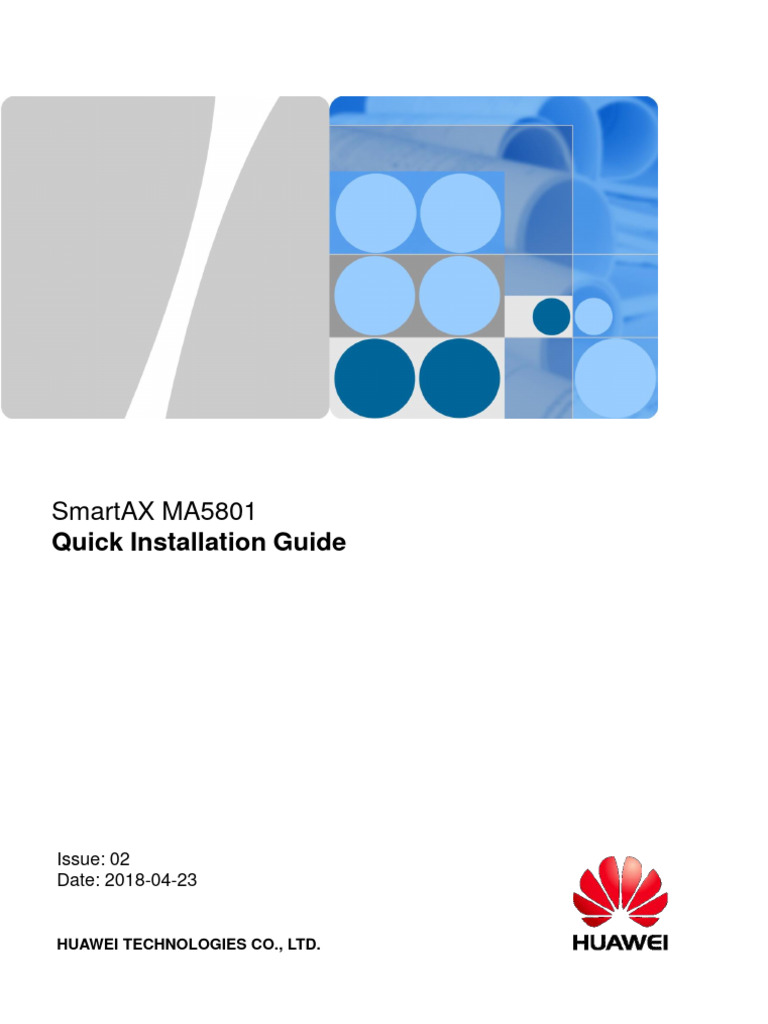 MA5801 Quick Installation Guide | PDF | Electrostatic Discharge ...