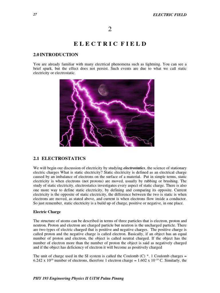 Understanding Static Electricity Concepts | PDF | Electric Charge ...
