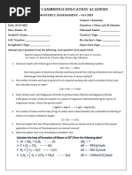 Rates of Reaction - Disappearing Cross Lab | PDF | Reaction Rate | Volume