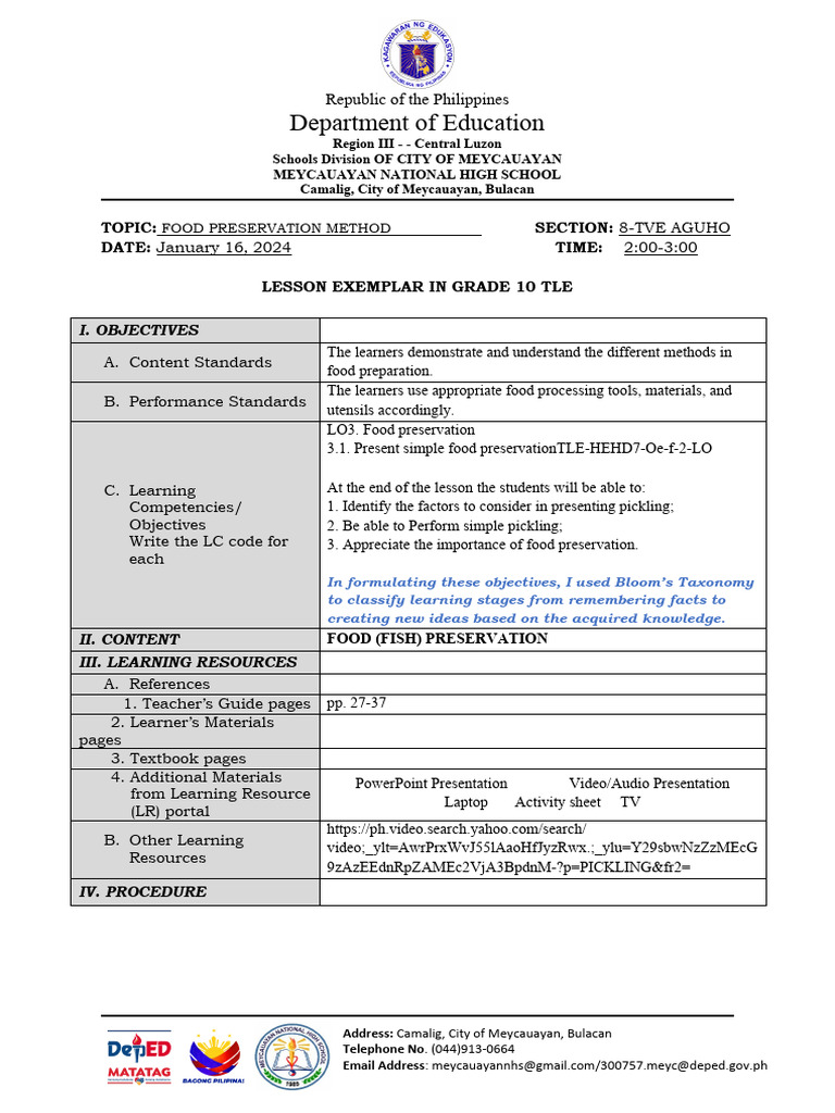 DLP 2nd COT Q1 JAN 16 2024 | PDF | Learning | Teachers