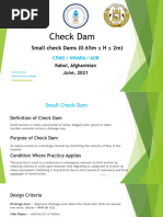 Check Dam Design and Spacing Guidelines | PDF | Dam | Physical Geography