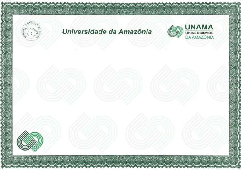 Dimploma Unama MODELO | PDF