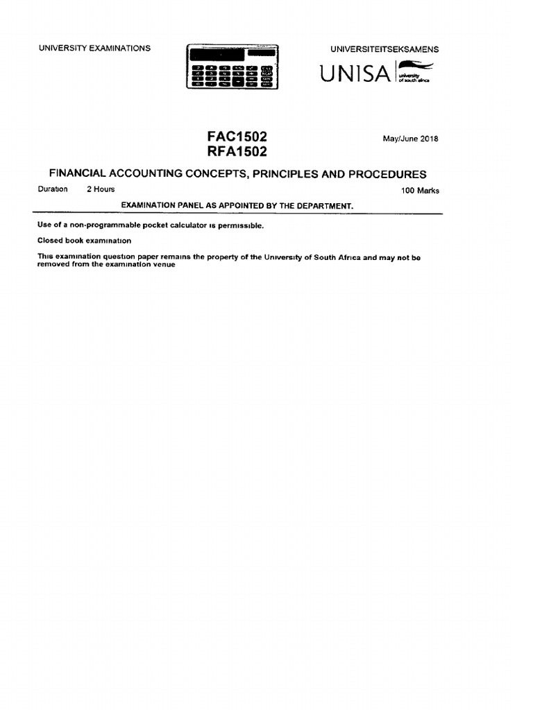 Fac1502 2018 6 e 1 | PDF