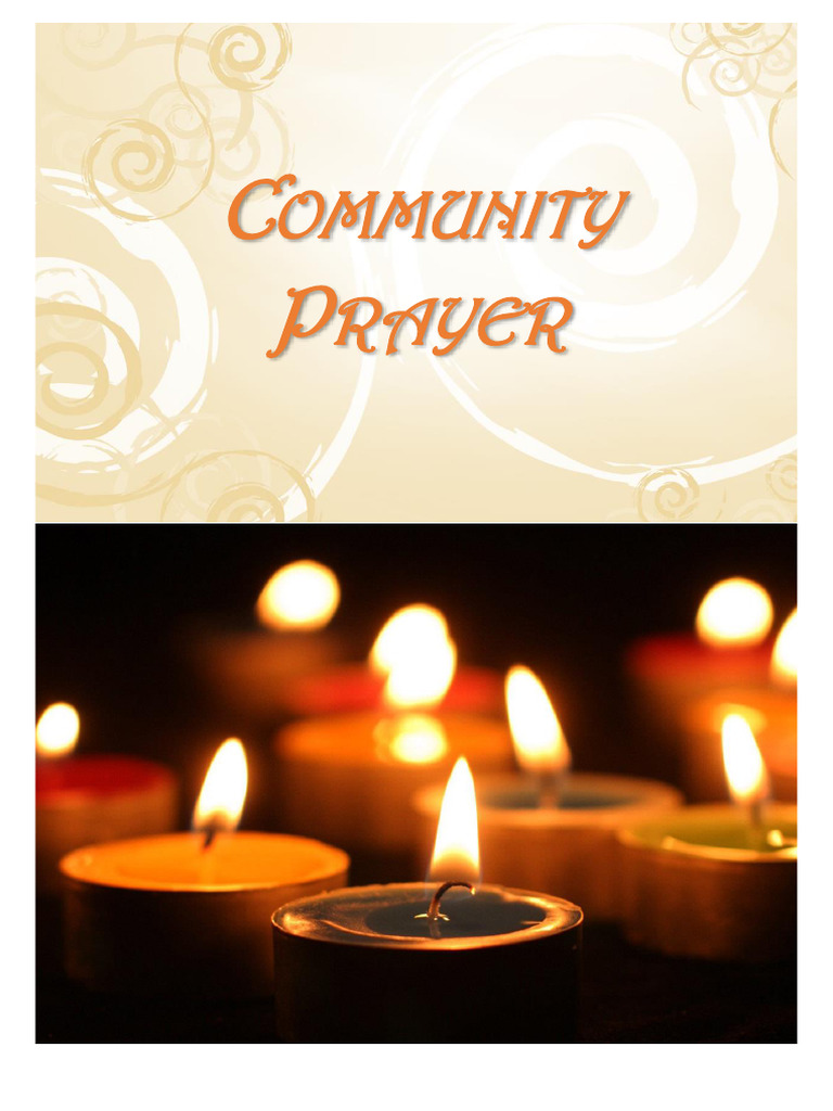 Community Prayer | PDF | Jesus | God
