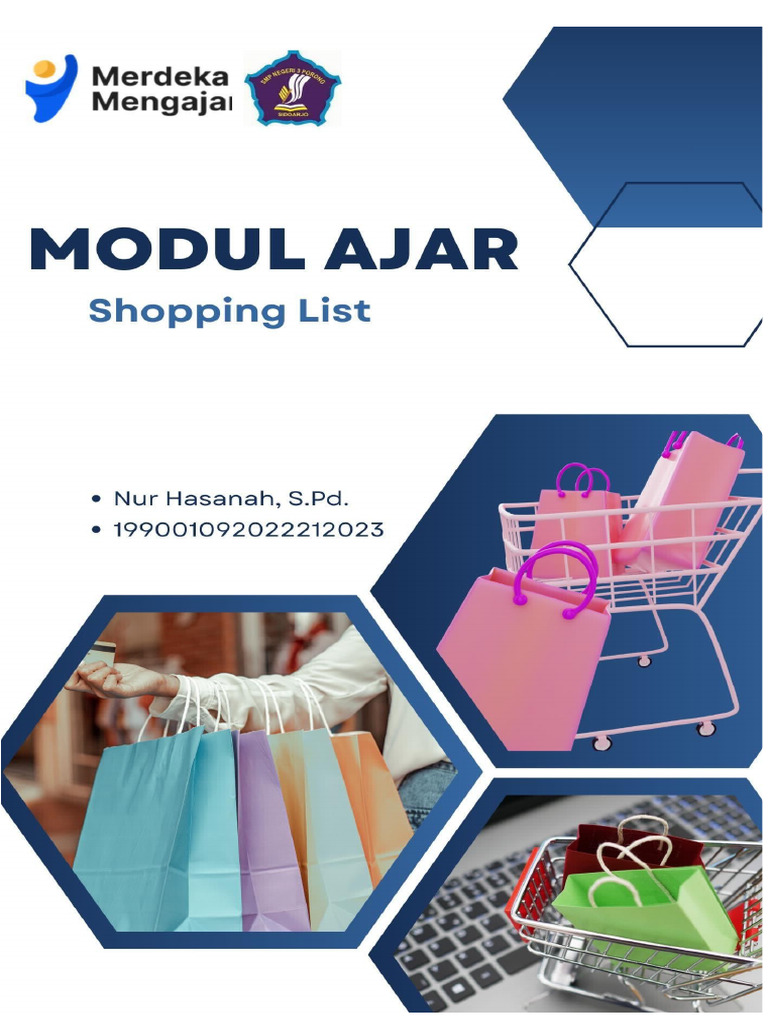 Modul Ajar Bahasa Inggris - SHORT MESSAGE (SHOPPING LIST) - Fase D | PDF