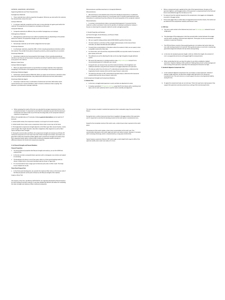 Chapter 5 Composite Materials | PDF | Composite Material | Bending