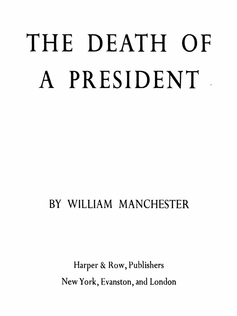 The-Death of A President | PDF