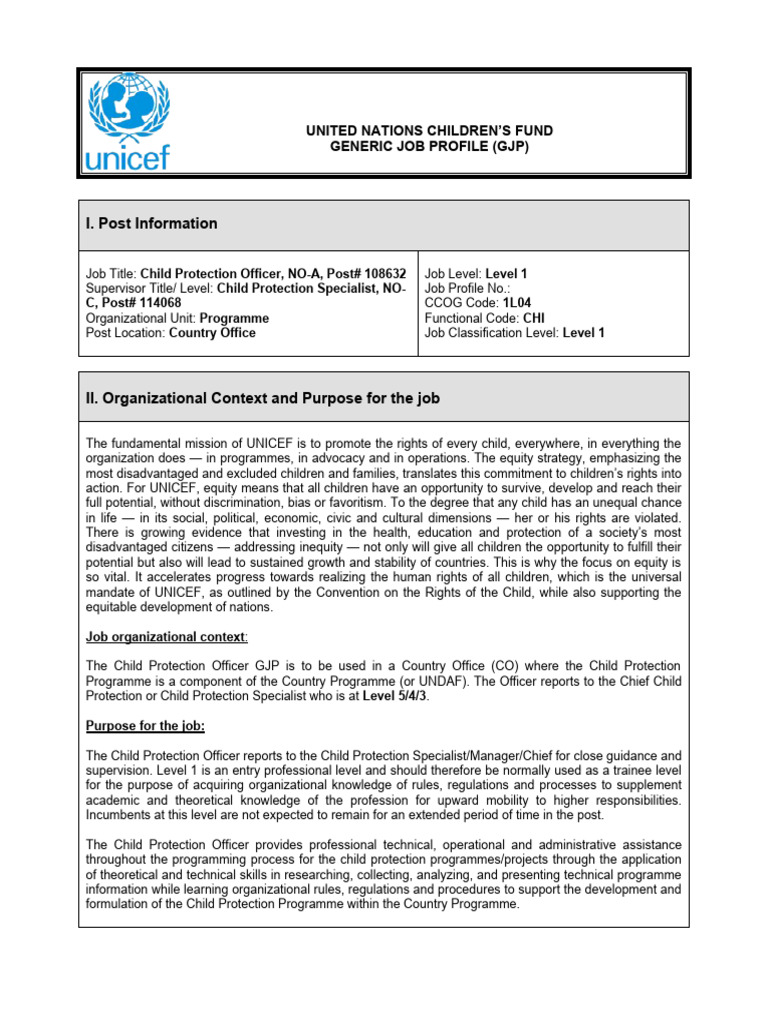 Child Protection Officer Level 1 | Download Free PDF | Child Protection ...