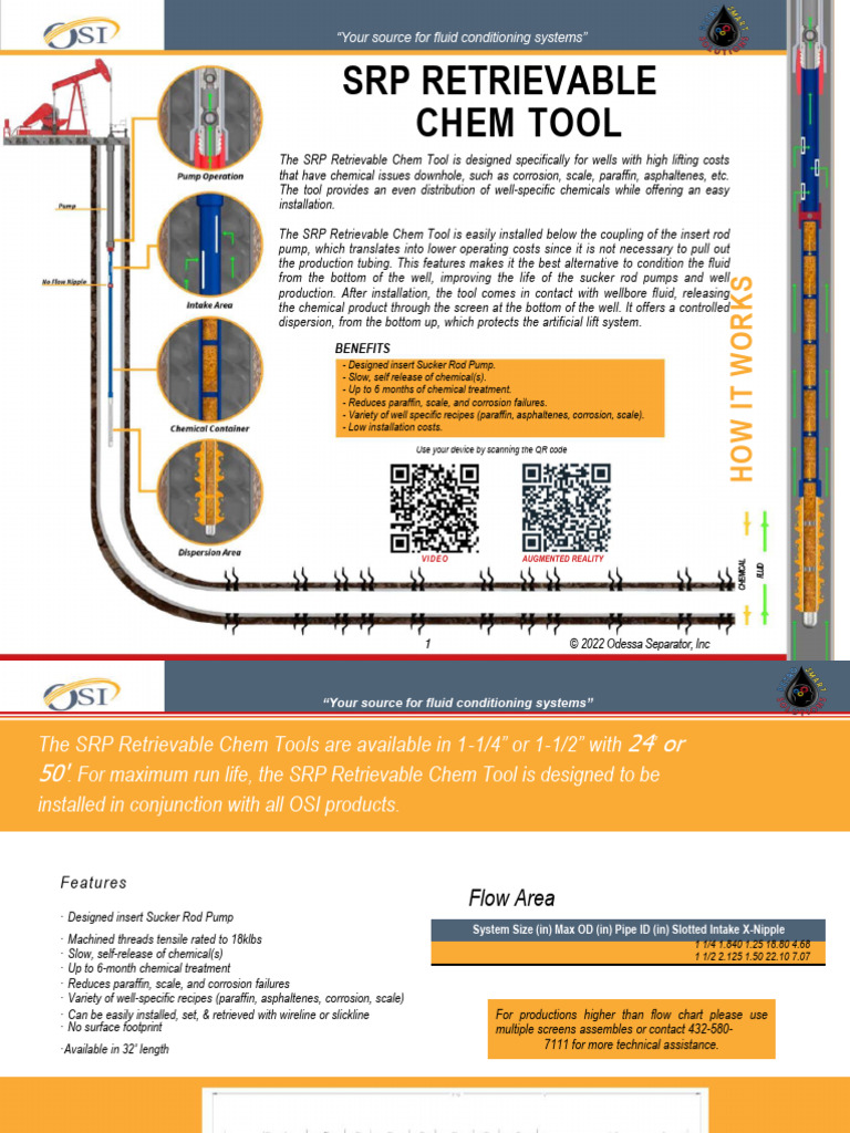 SRP Retrievable Chem Tool | PDF | Physical Sciences | Building Engineering