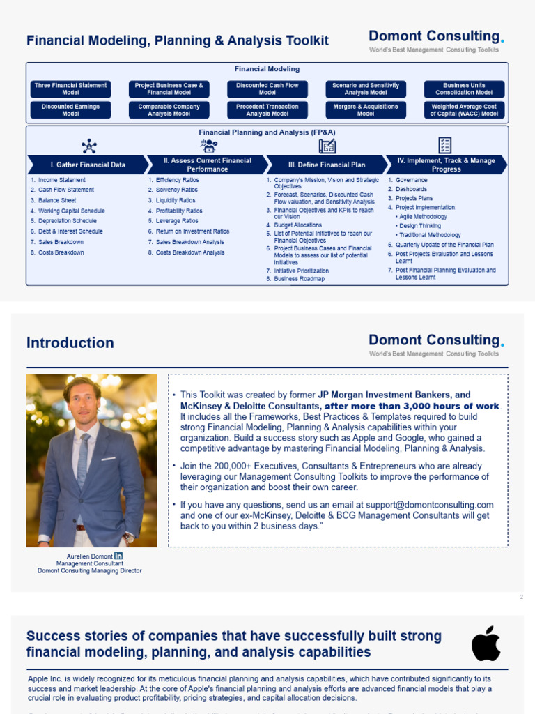 Financial Modeling & Analysis Toolkit | PDF | Financial Analyst ...