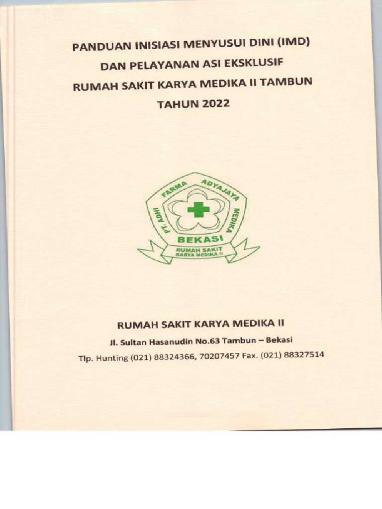 PN 1 EP 1 PANDUAN IMD DAN ASI EKSKLUSIF - Compressed | PDF