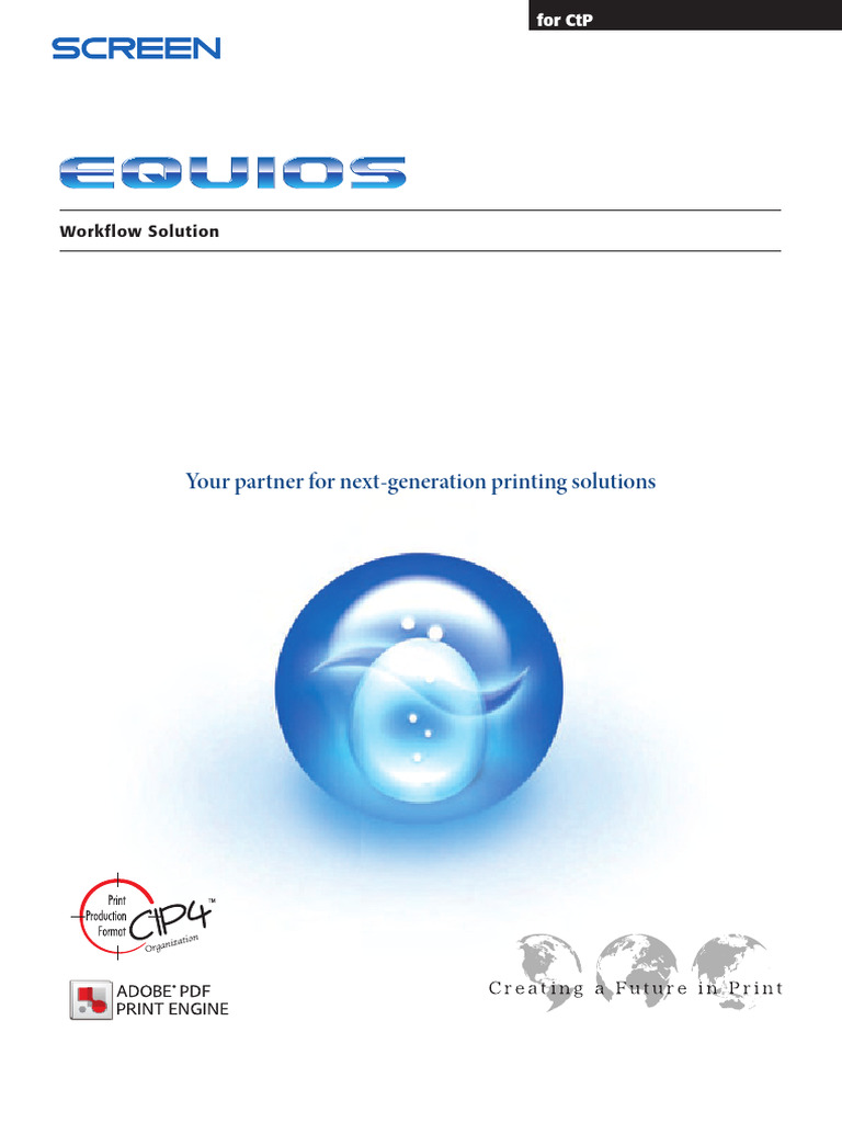 Screen EQUIOS | PDF | Printer (Computing) | Computing