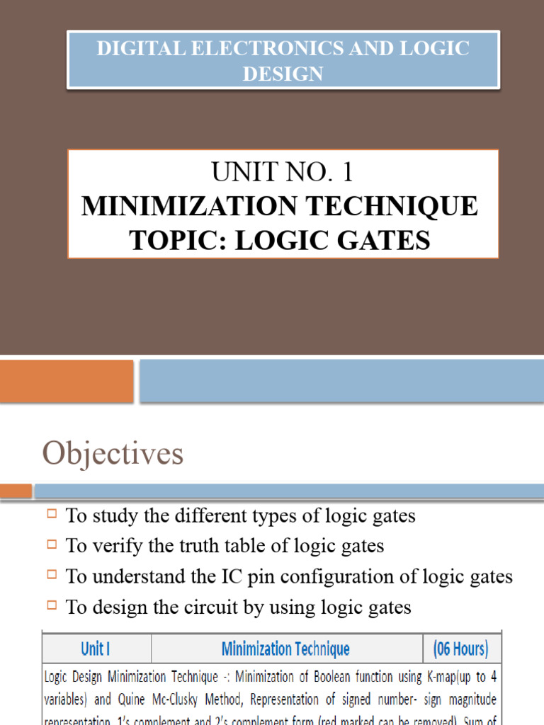 Logic Gates | PDF | Logic Gate | Digital Signal