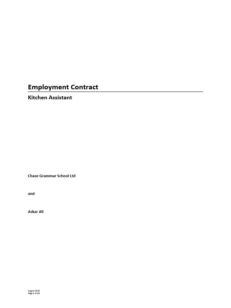 Ali Askar 22012024 Contract | PDF | Sick Leave | Intellectual Property