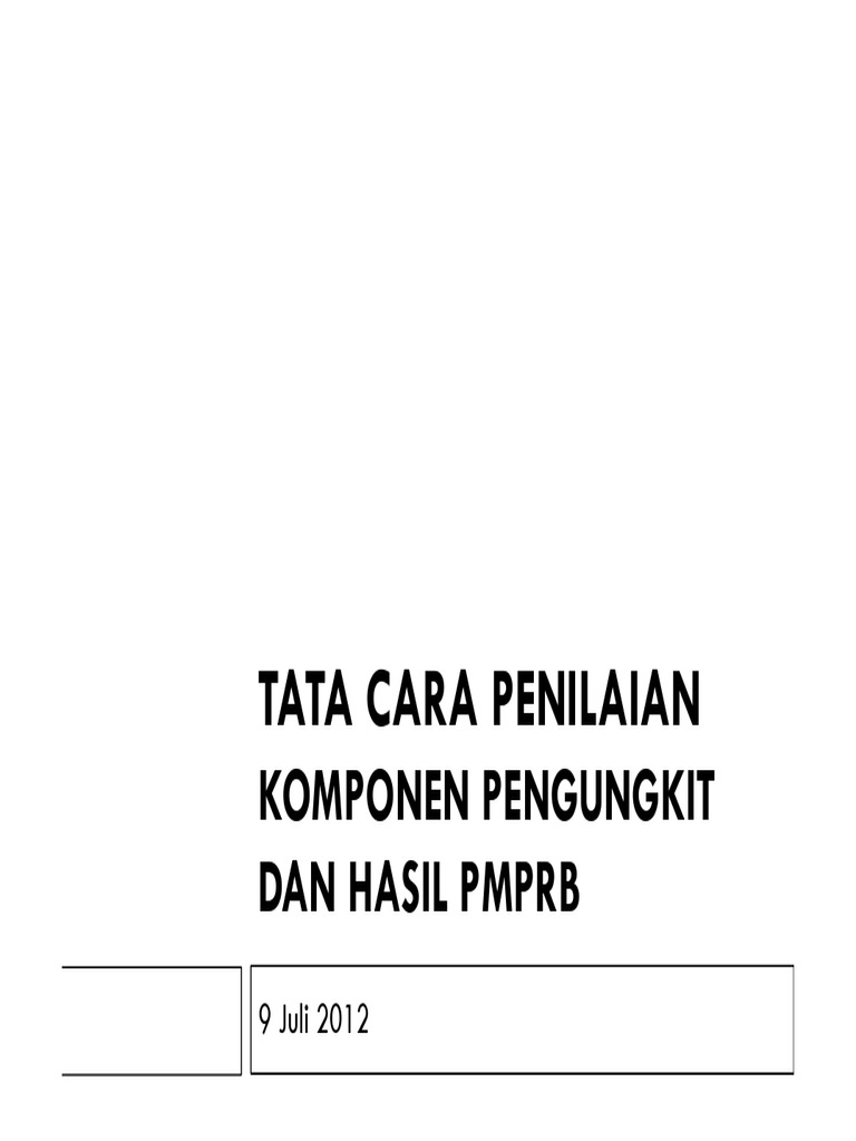 Penilaian PMPRB dengan Siklus PDCA | PDF