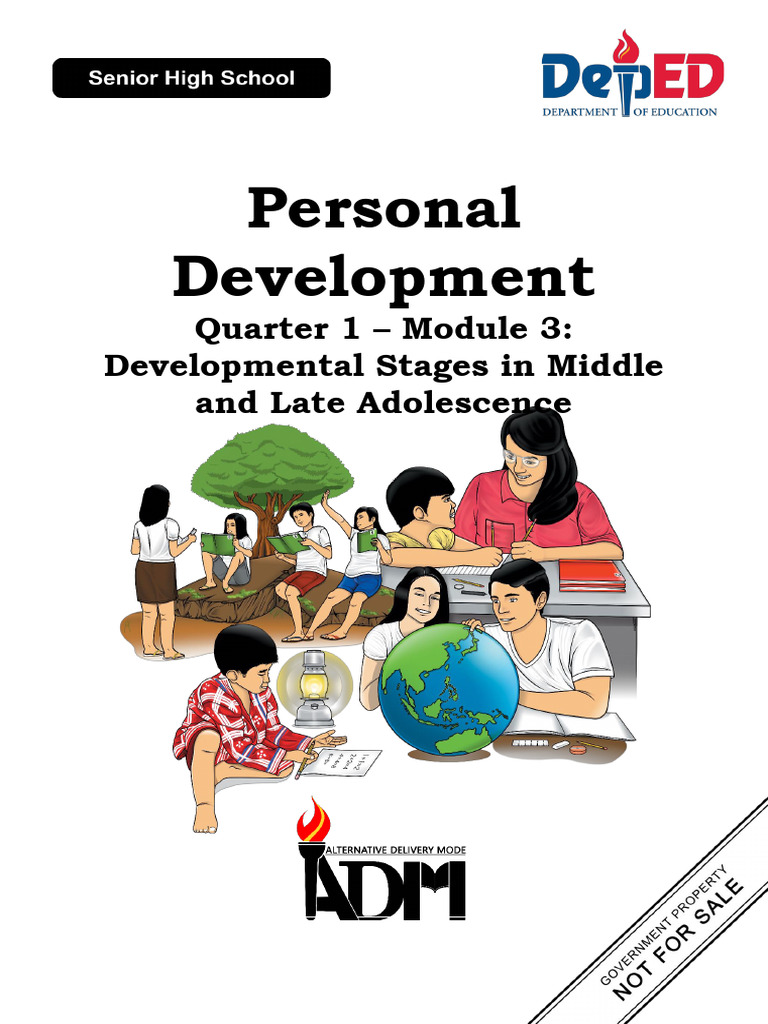 PerDev Q1 M3 Developmental-Stages-inMiddleAndLateAdolescence | PDF | Adolescence | Developmental ...