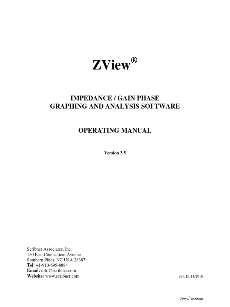 ZView Manual | PDF | Menu (Computing) | Window (Computing)