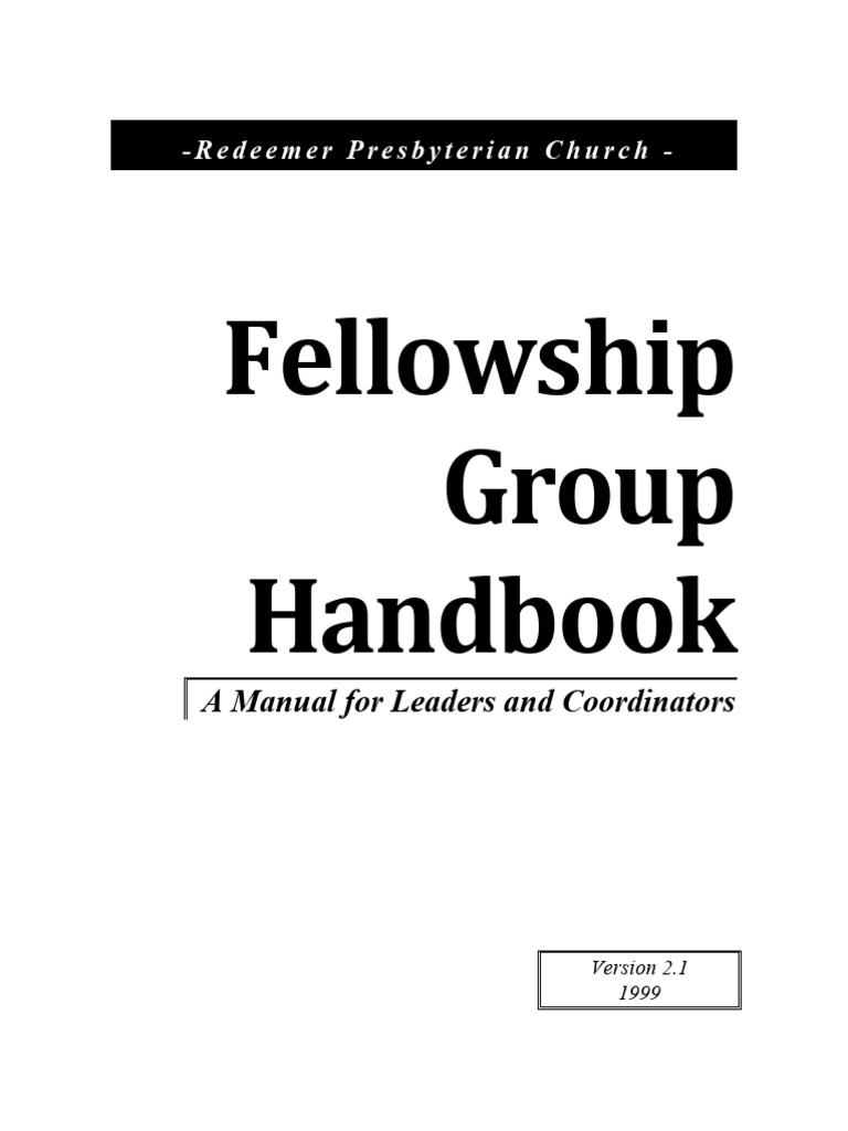 Fellowship Group Sample 2015 | PDF | Christian Church | Creed