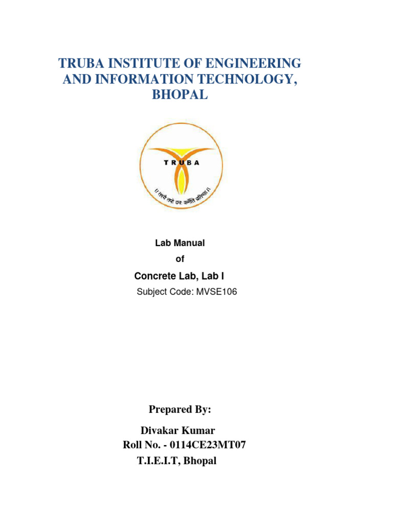 Basic Civil Engineering Lab-2-1 | PDF | Concrete | Materials