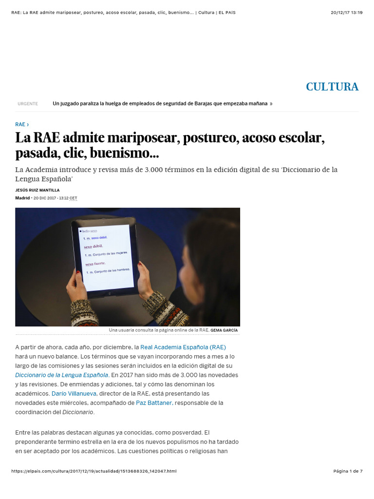 1.novedades DLE RAE | PDF