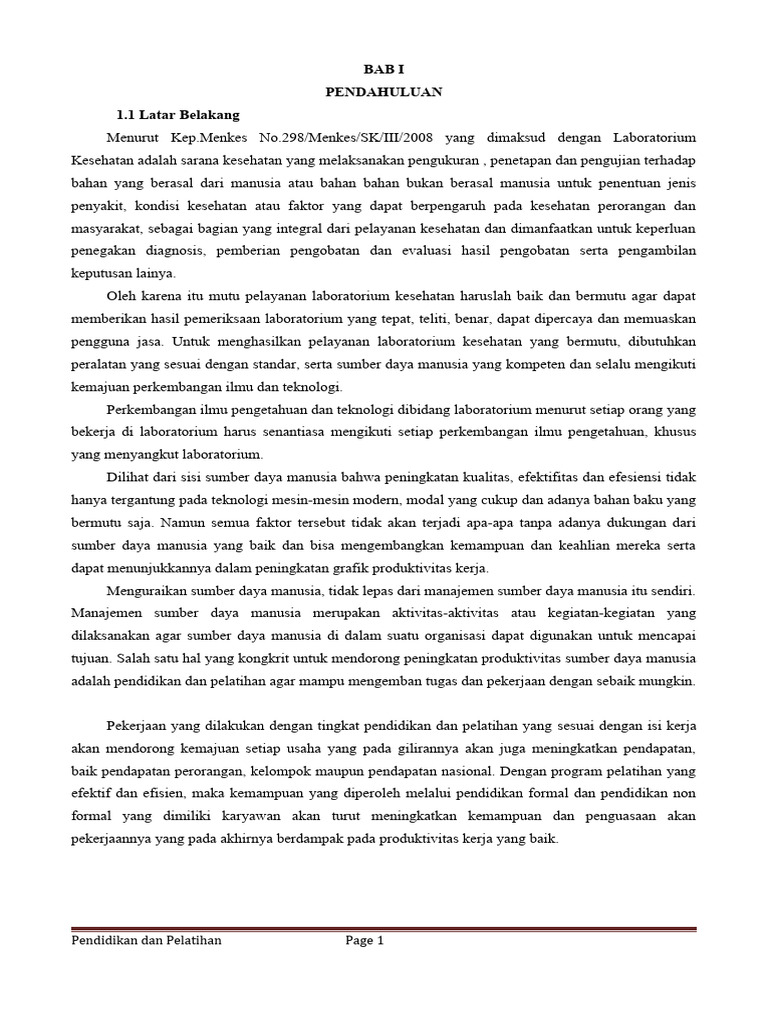 Program Pendidikan Dan Pelatihan 2024 | PDF