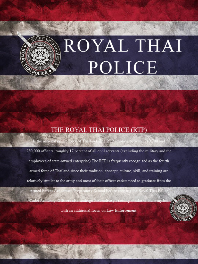 ROYALTHAIPOLICE | PDF | National Security | Law Enforcement