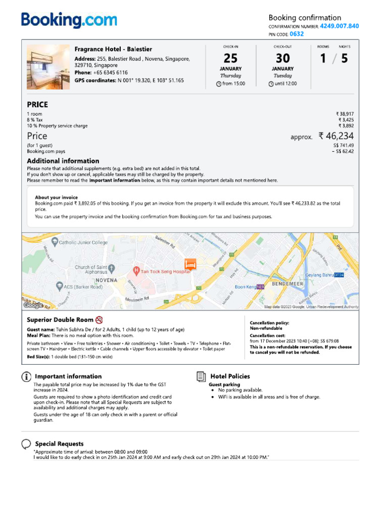 hotel invoice | PDF