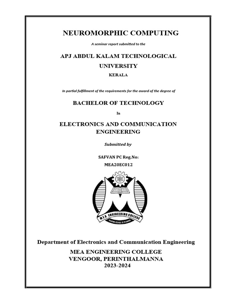 Safvan Pc Rpt | PDF | Artificial Neural Network | Artificial Intelligence